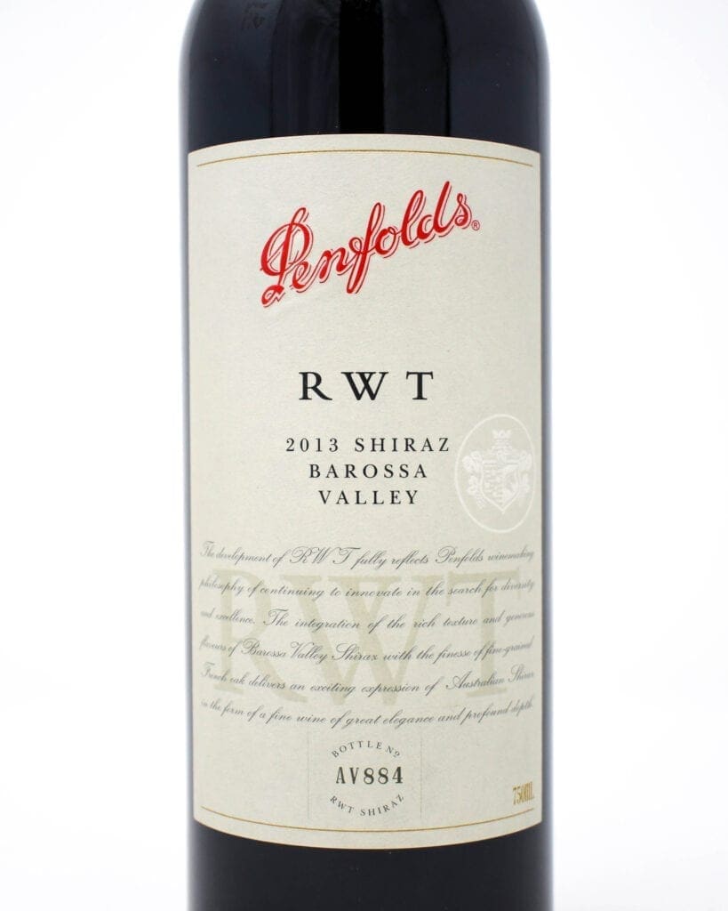 Penfolds, RWT, Shiraz, Barossa Valley 2013 - Princeville Wine Market