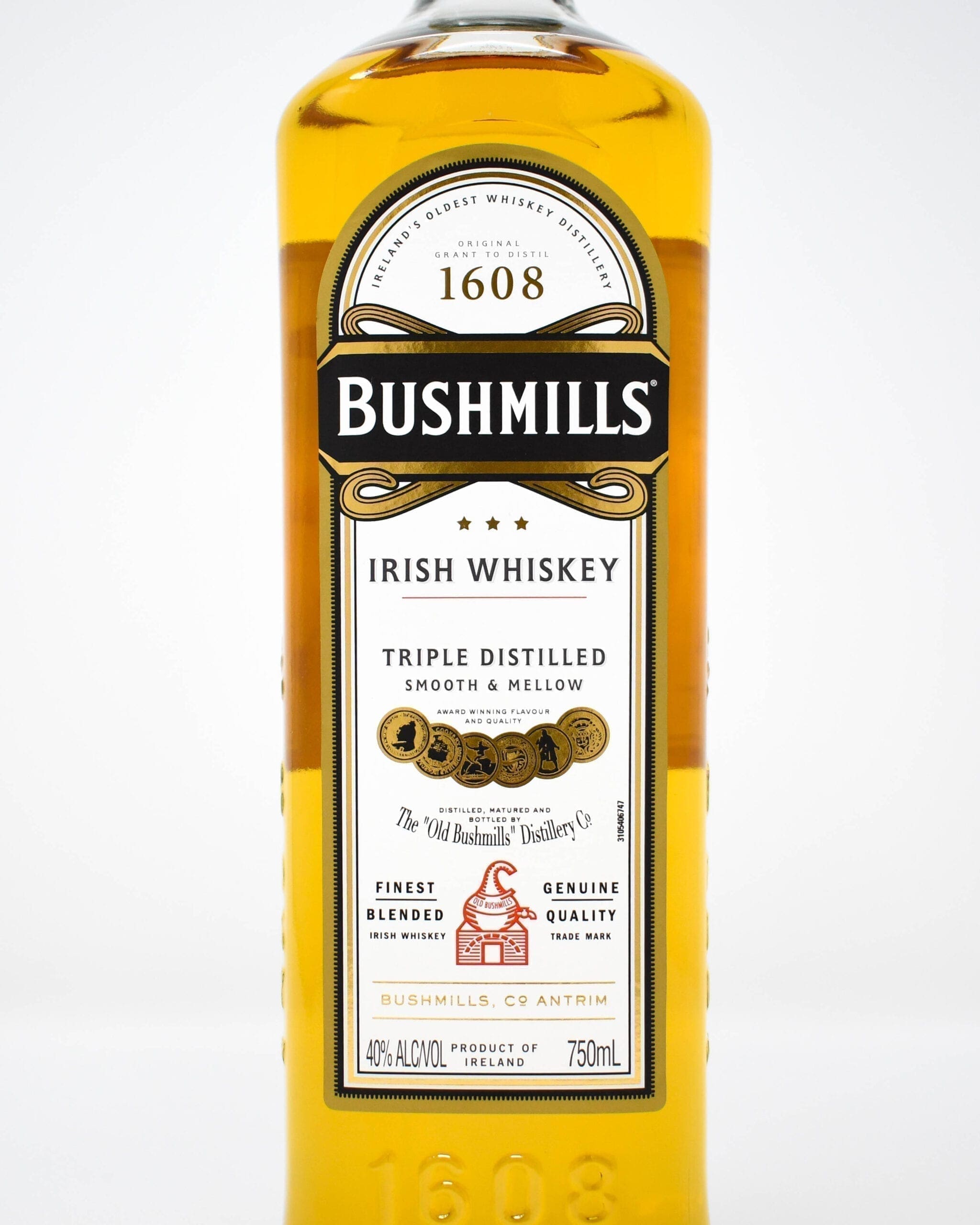 Bushmills, Irish Whiskey 750ml - Princeville Wine Market