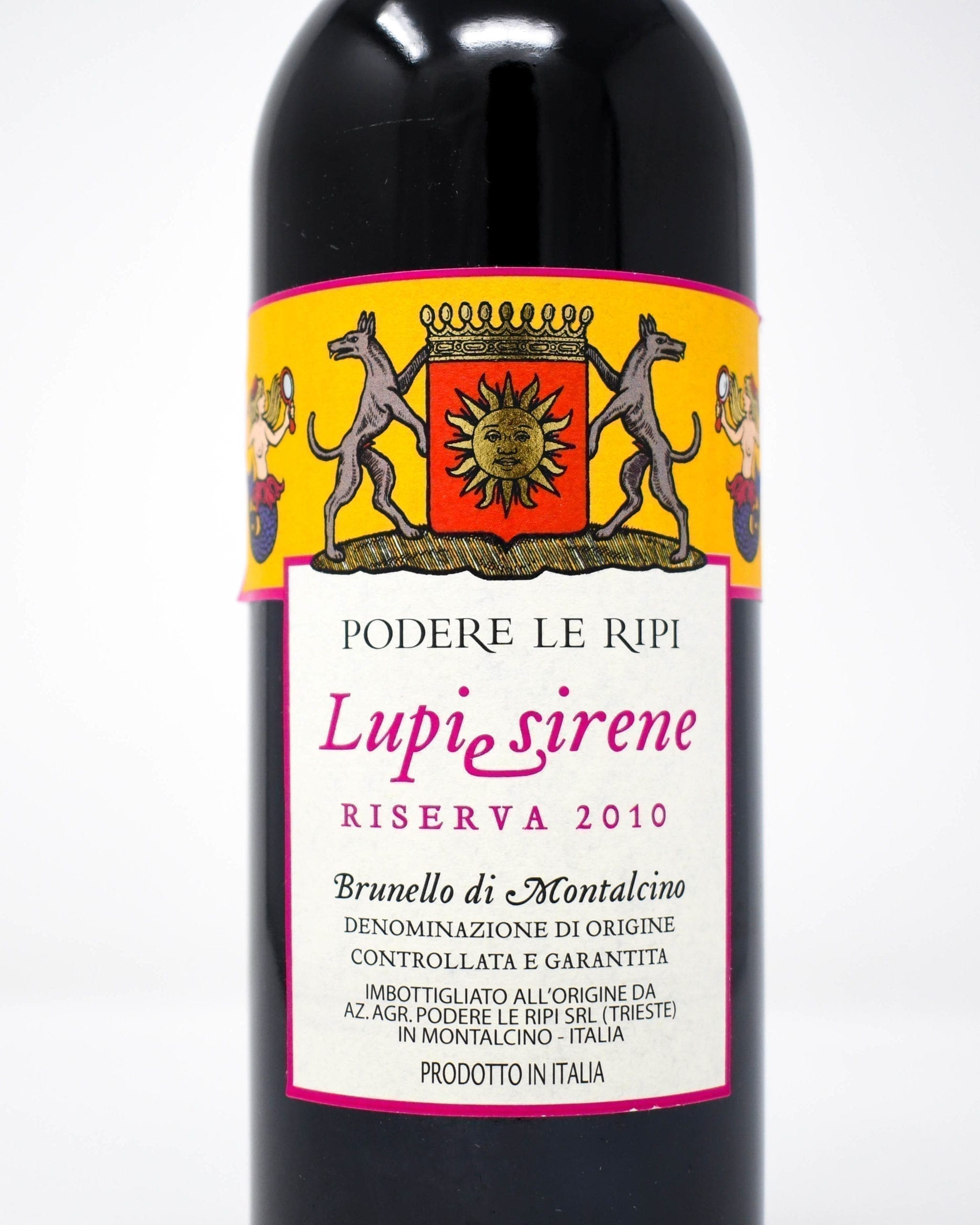 Podere le Ripi, Lupi e Sirene, Brunello di Montalcino, Riserva 2010
