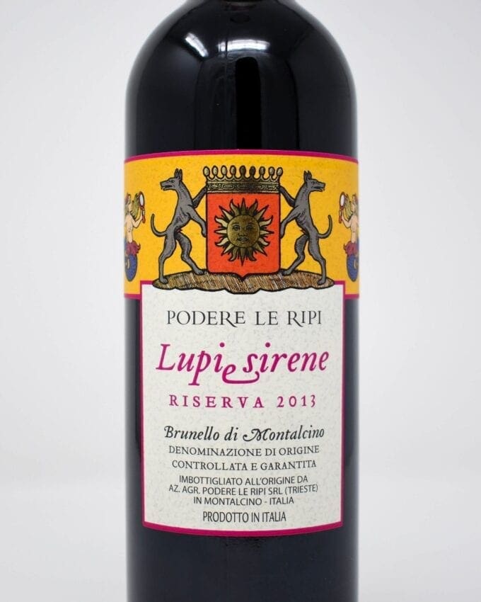 Podere le Ripi, Lupi e Sirene, Brunello di Montalcino, Riserva 2013 ...