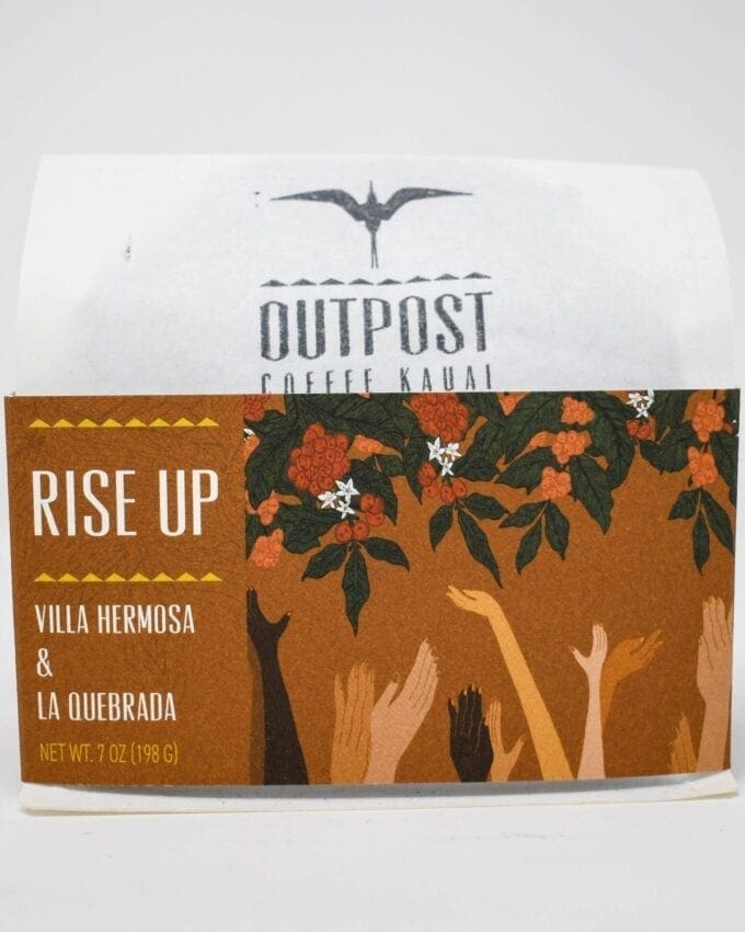 Outpost Coffee Kauai, Rise Up Espresso Blend, 12oz Whole Beans ...