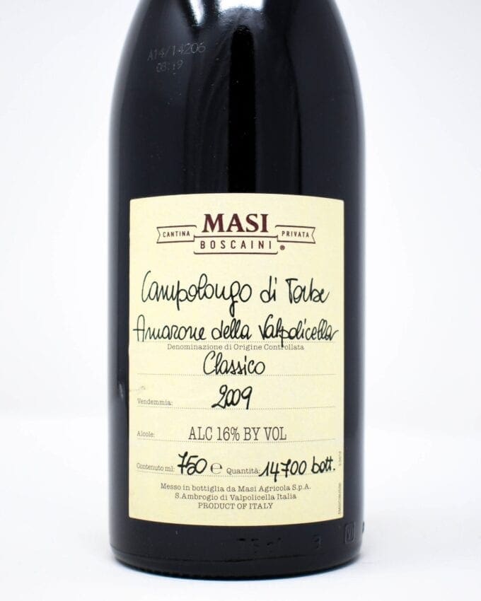Masi, Campolongo di Torbe, Amarone della Valpolicella Classico 2009 - Princeville Wine Market