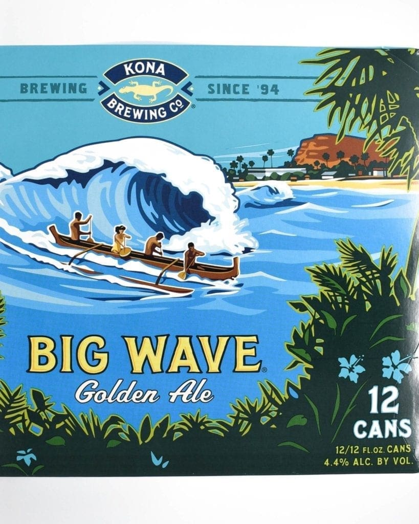 Kona Brewing Co., Big Wave Golden Ale, 12-Pack, Cans - Princeville Wine ...