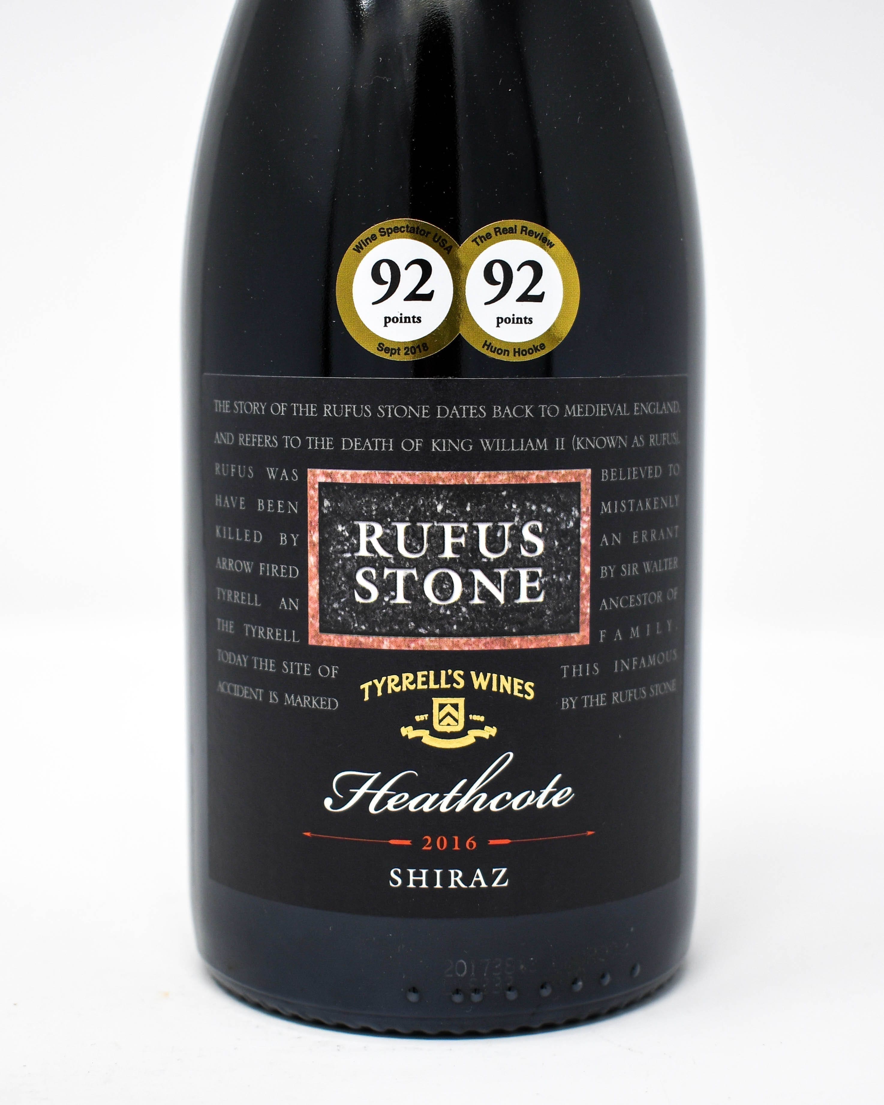 Tyrrell's Wines, Rufus Stone, Shiraz 2019 - Princeville Wine Market