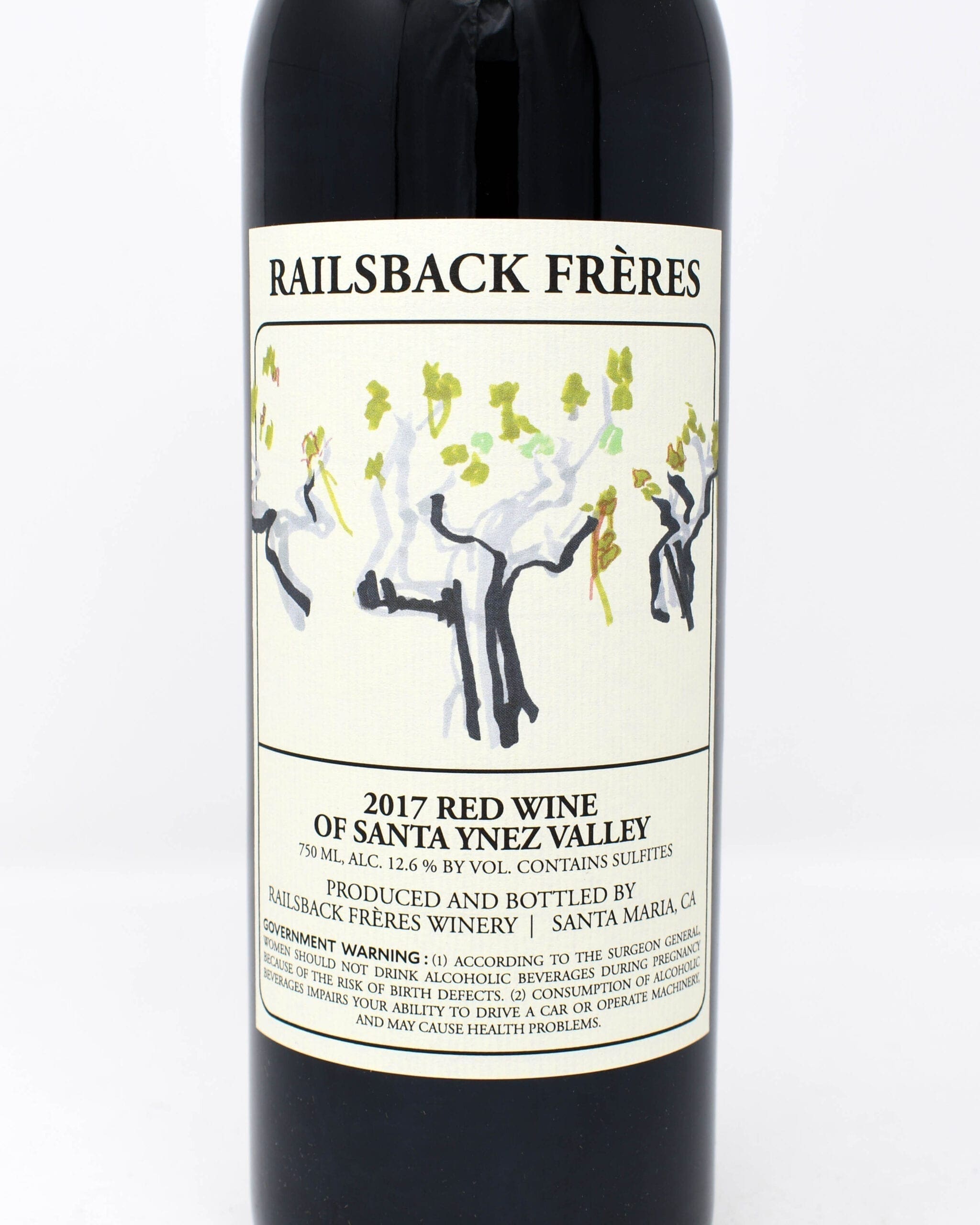 Railsback Frères, Red Wine of Santa Ynez Valley, California 2017