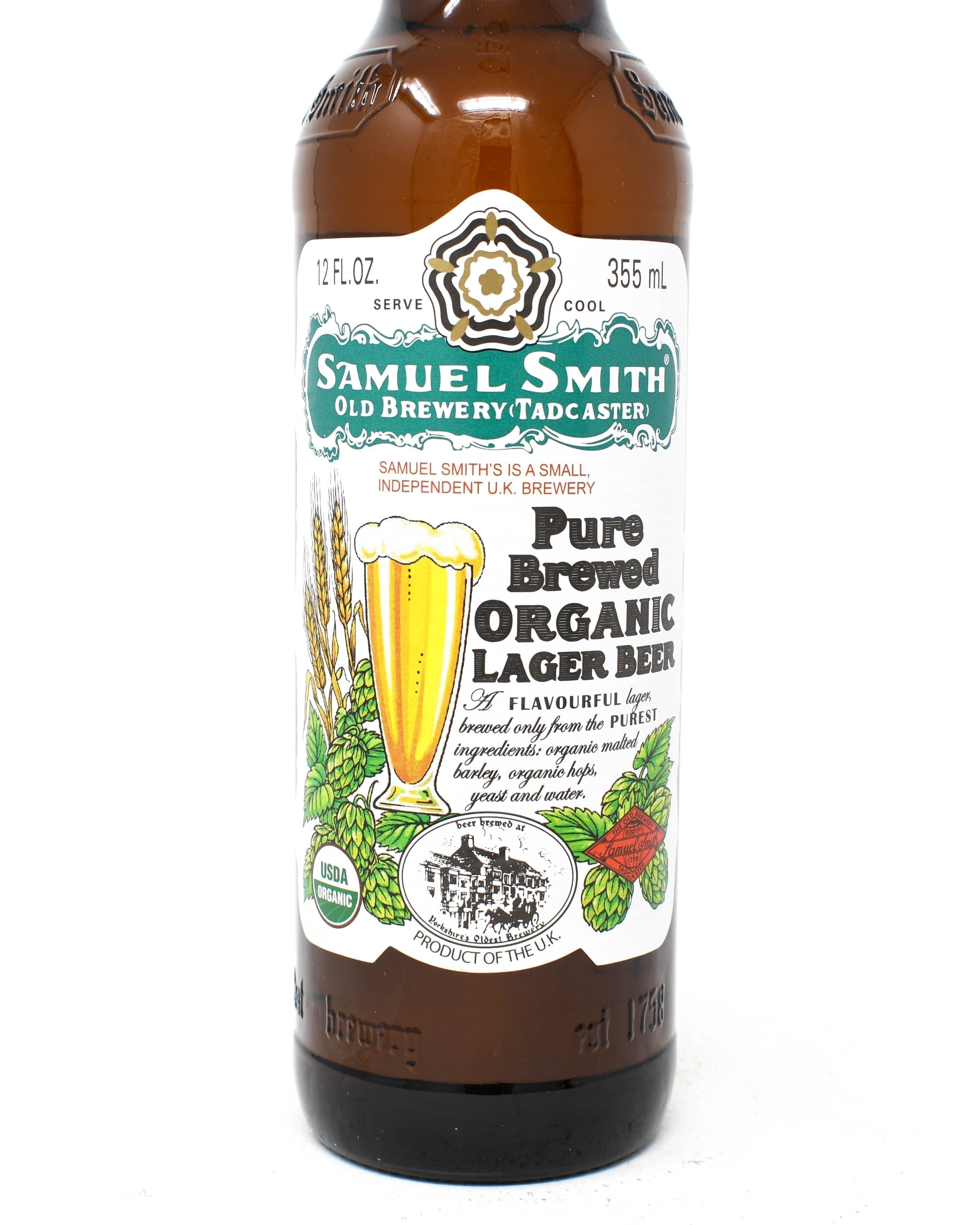 Samuel Smith, Pure Brewed Organic Lager, 12oz Bottle - Princeville Wine ...