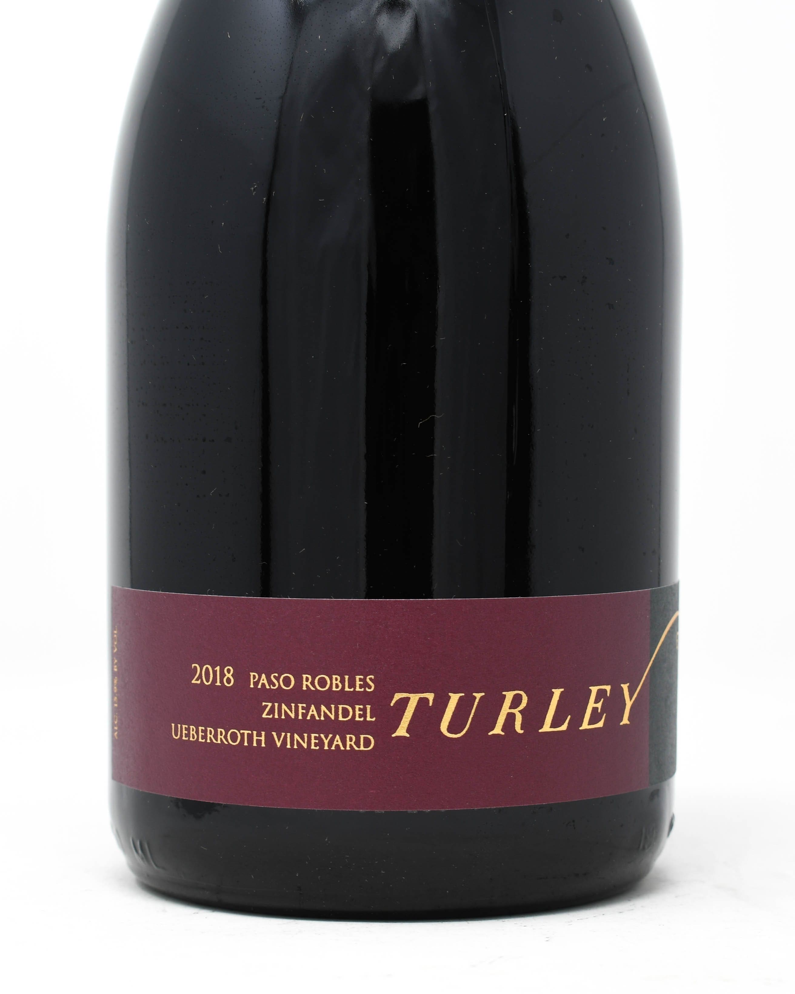 Turley Wine Cellars, Ueberroth Vineyard, Zinfandel, Paso Robles 2018 ...
