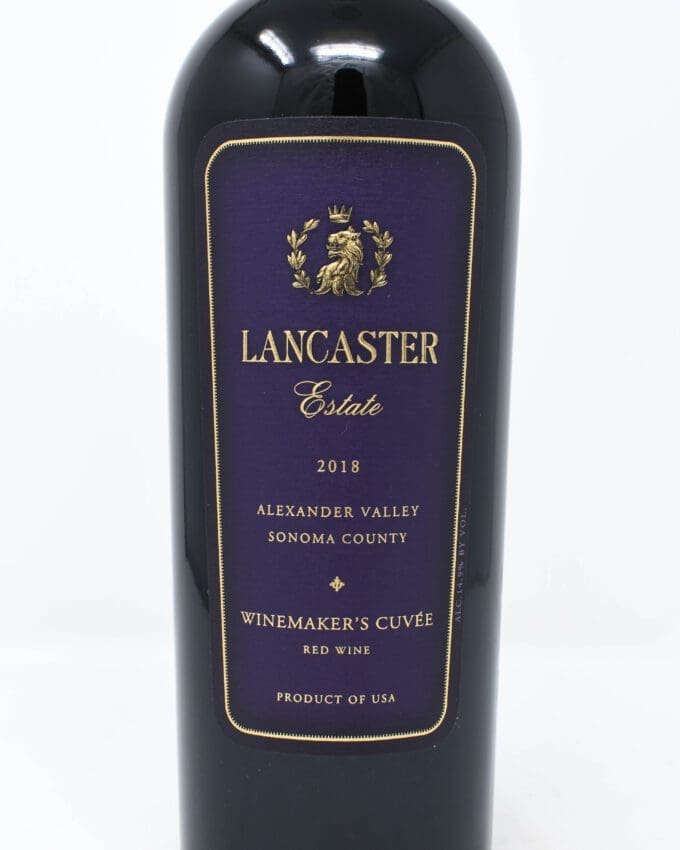 Lancaster Estate, Winemaker's Cuvée, Alexander Valley, Sonoma 2018 ...