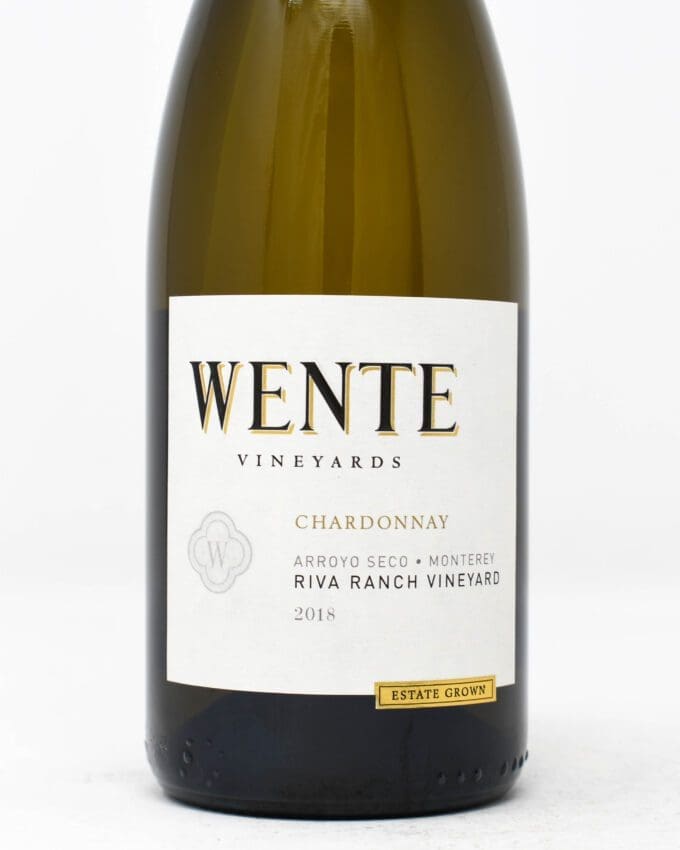 Wente Vineyards, Riva Ranch Vineyard, Chardonnay, Arroyo Seco, Monterey ...