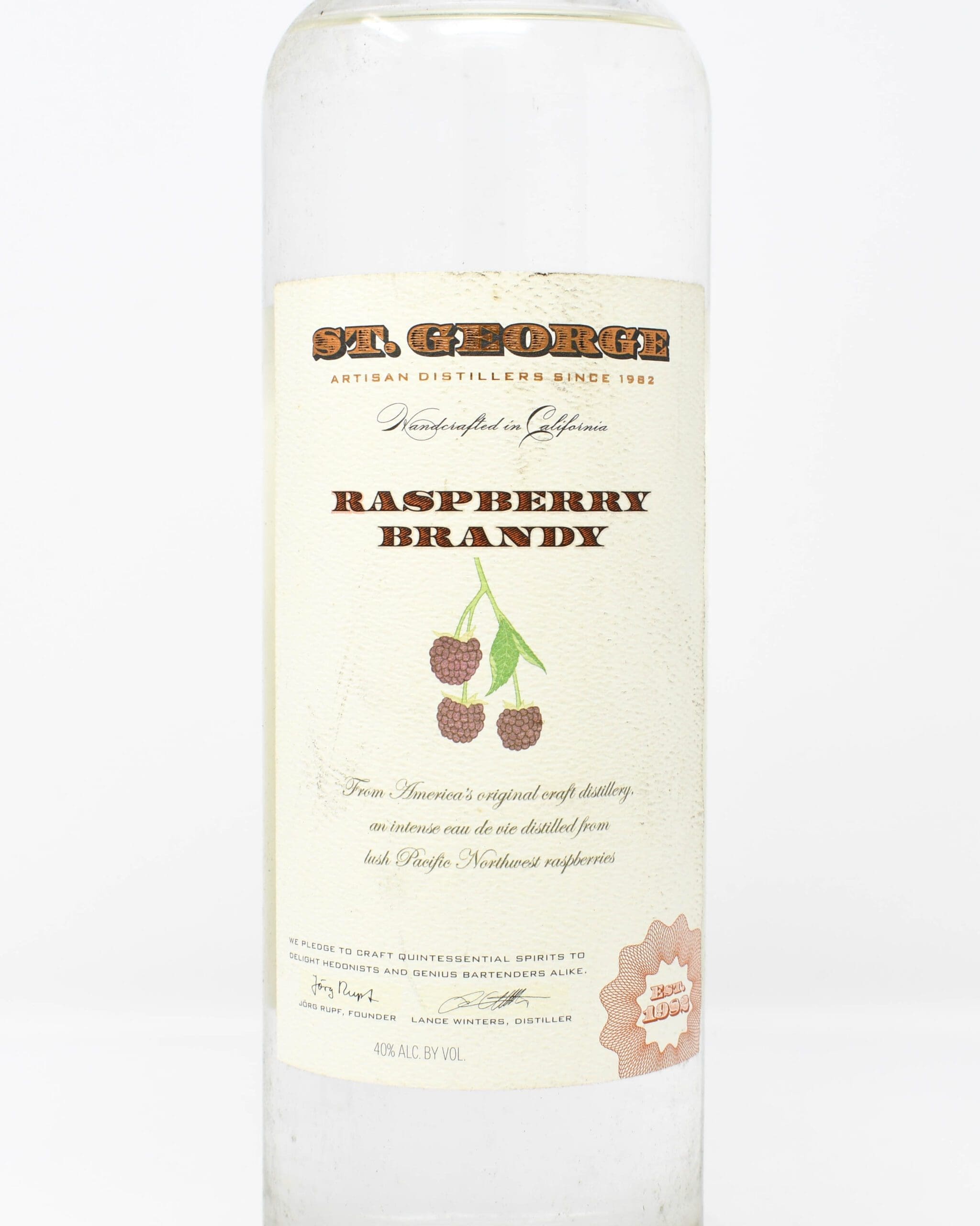 St. George, Raspberry Brandy, 750ml - Princeville Wine Market