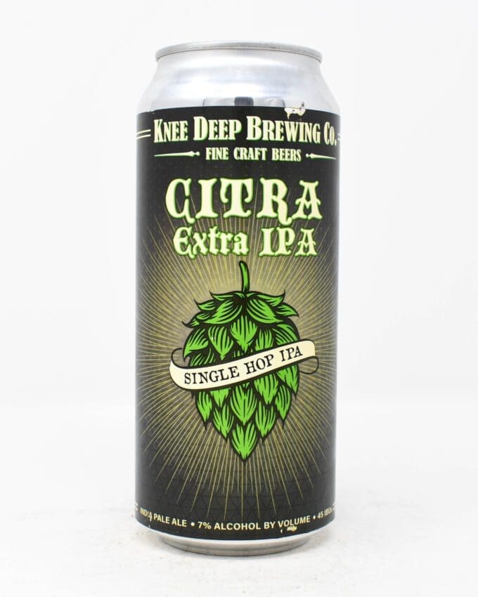 Knee Deep Brewing, Citra Extra IPA, 16oz Can - Princeville Wine Market