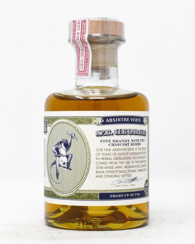 St. George Absinthe Verte, 200ml - Princeville Wine Market