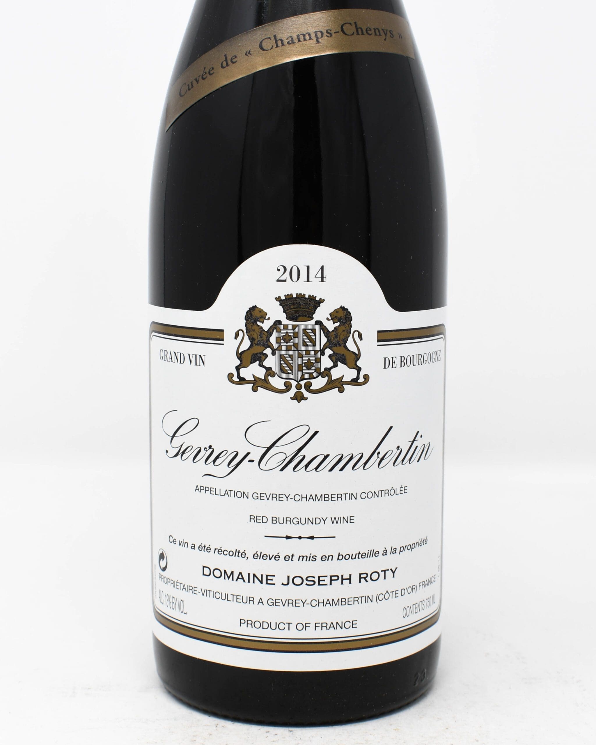 Joseph Roty, Gevrey-Chambertin, Champs-Chenys 2014 - Princeville Wine ...