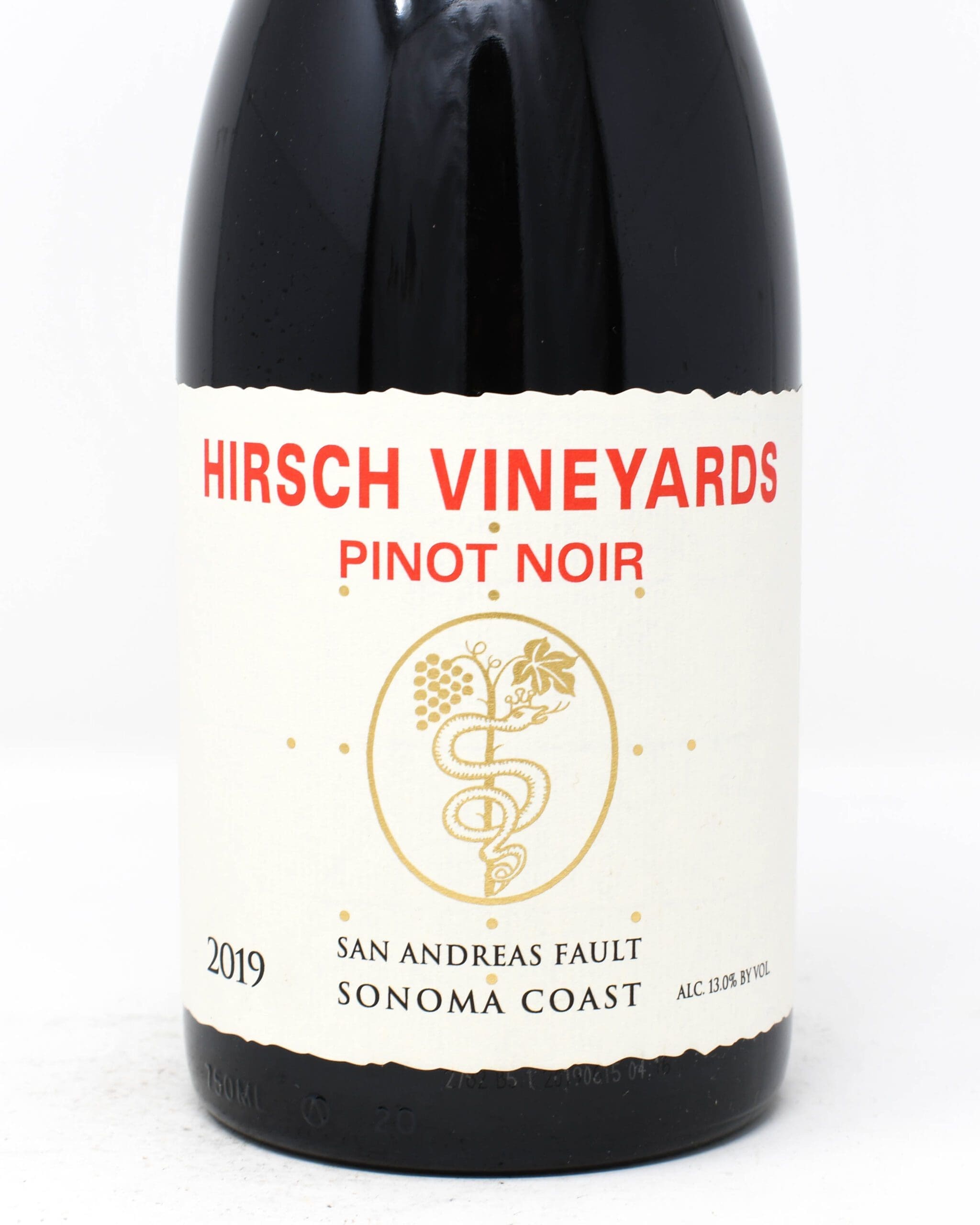 Hirsch Vineyards, San Andreas Fault, Pinot Noir, Sonoma Coast 2019 ...