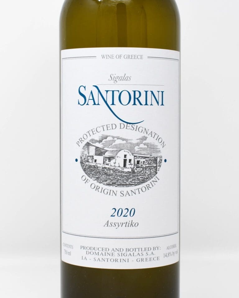 Domaine Sigalas, Assyrtiko, Santorini, Greece 2020 - Princeville Wine ...