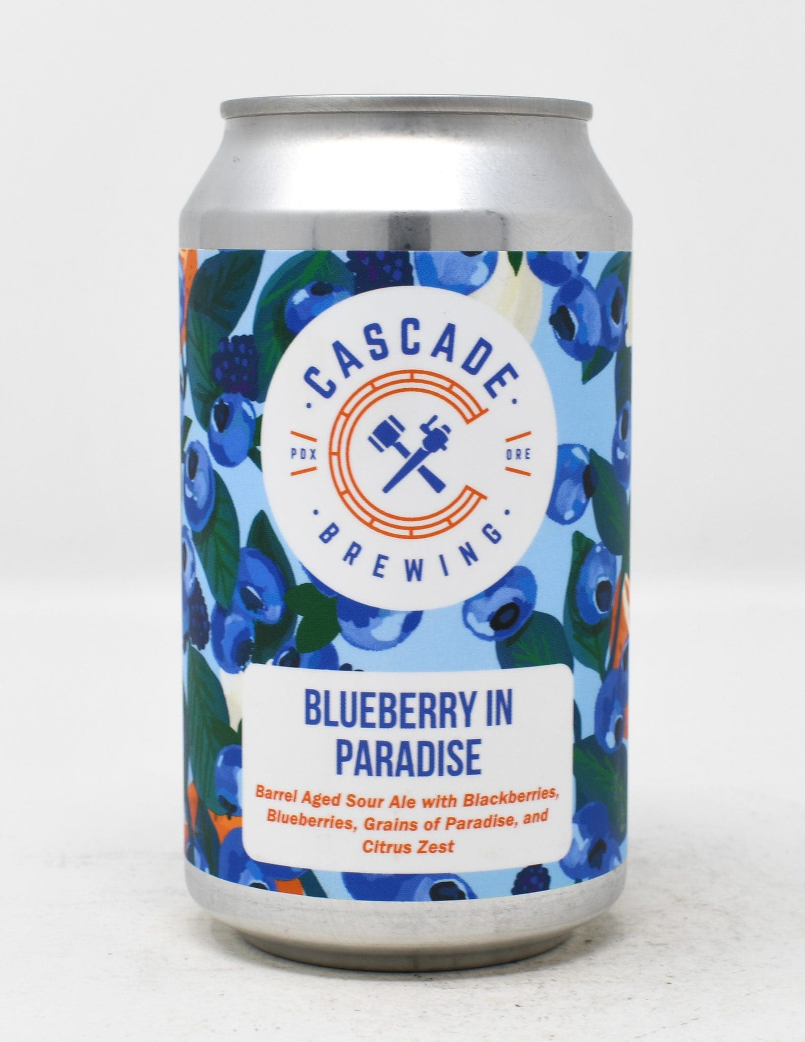 Cascade Brewing, Blueberry in Paradise, Sour Ale, 12oz Can