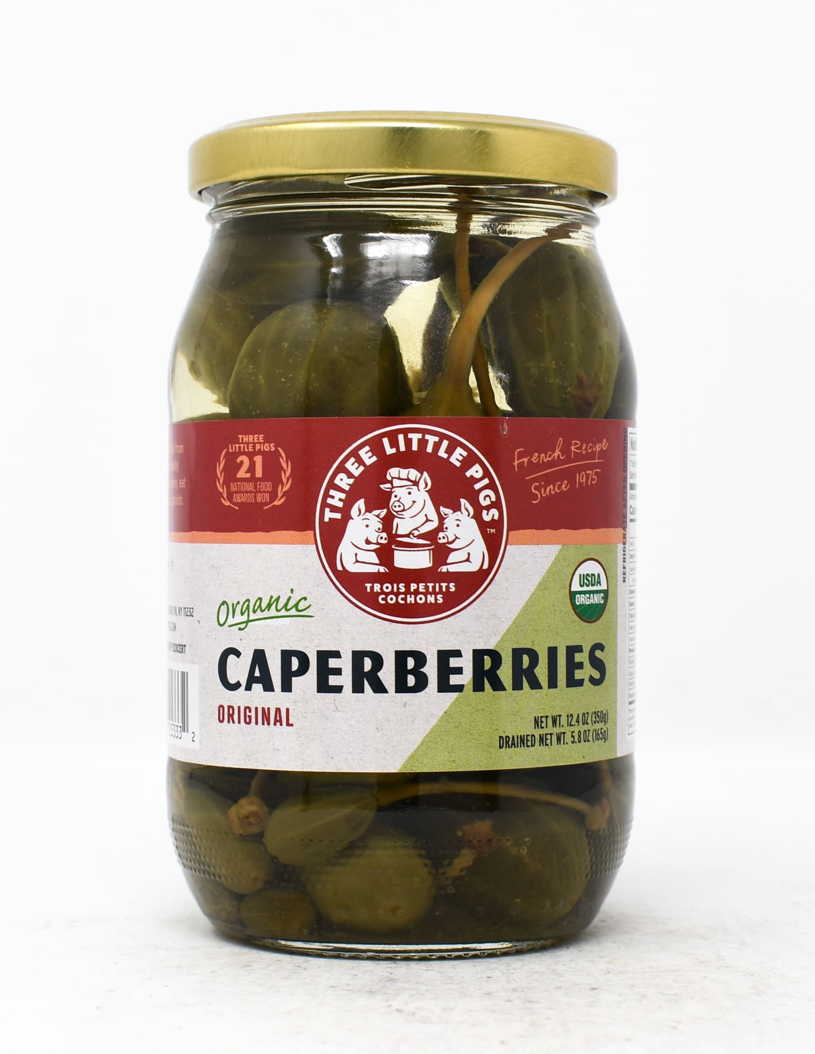 Three Little Pigs, Caperberries, 5.8oz - Princeville Wine Market