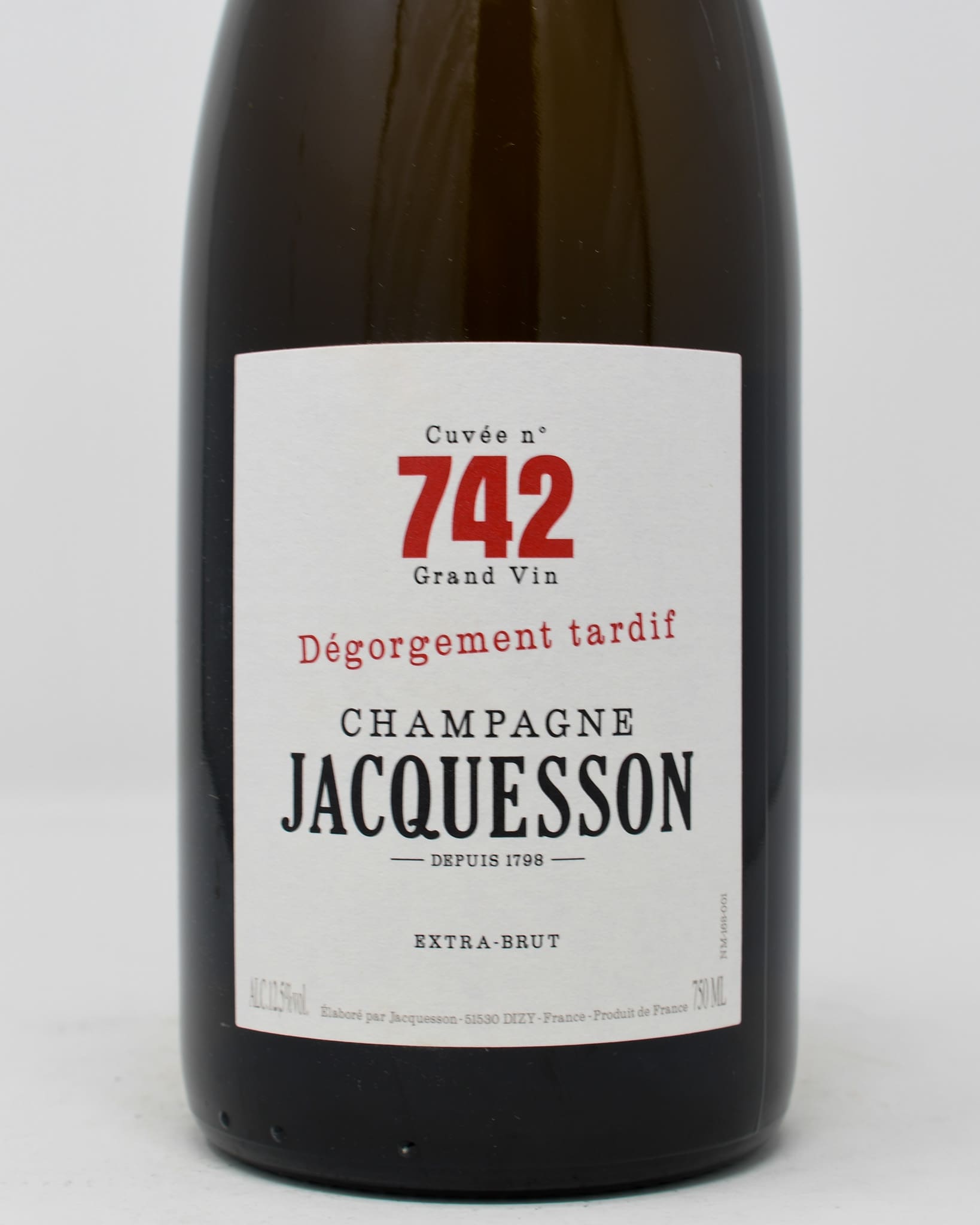 Champagne Jacquesson, Cuvée No. 742 Dégorgement Tardif, Extra-Brut , NV ...