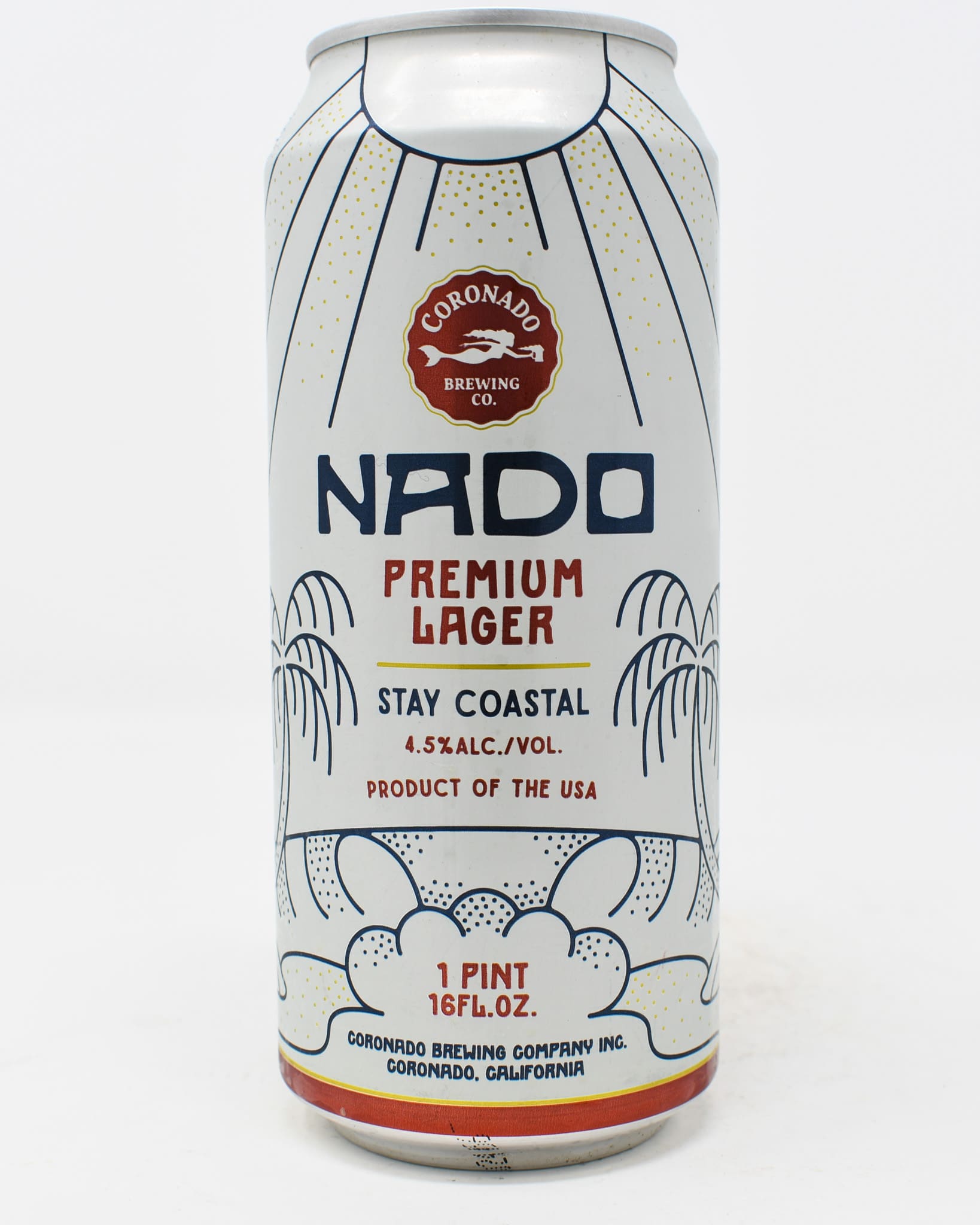 Coronado Brewing, Nado, Premium Lager, 16oz Can